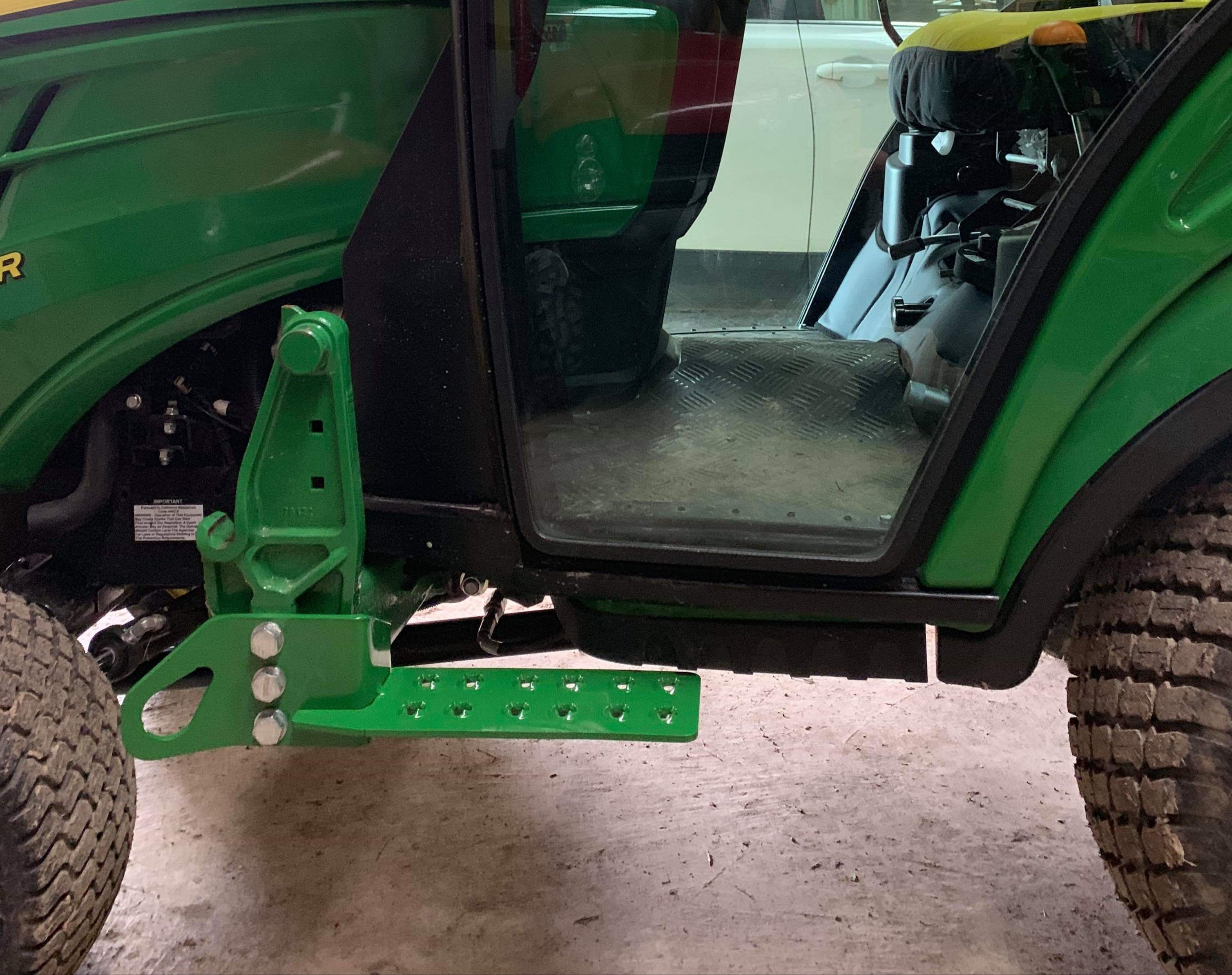 John Deere 120 Loader Steps — Mudds Customs MFG